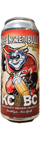 The Incredibulls DDH Hazy IPA, KCBC